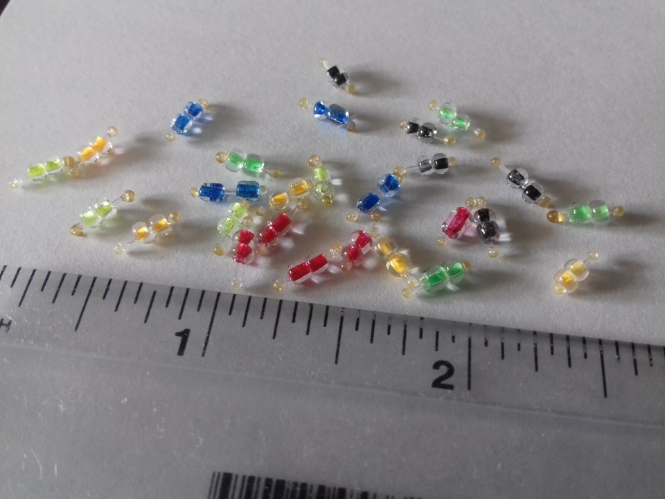 Damsel eyes - fly tying eyes (50pair-50pieces) | eBay