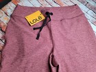Lole Sunstone Heather Drawstring Pocket Half Moon Joggers Womens Size M ...