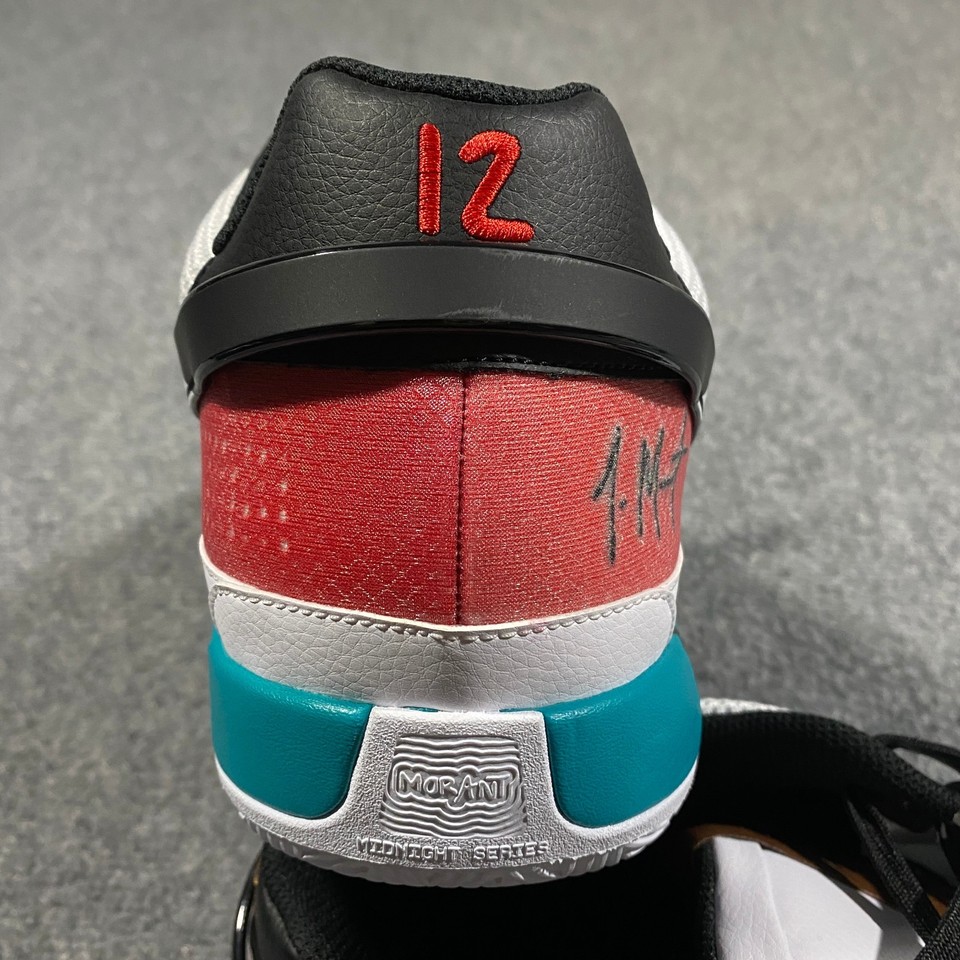 Nike Ja 1 “Reverse Scratch” Basketball Sneakers Mens 18 White Green Red ...