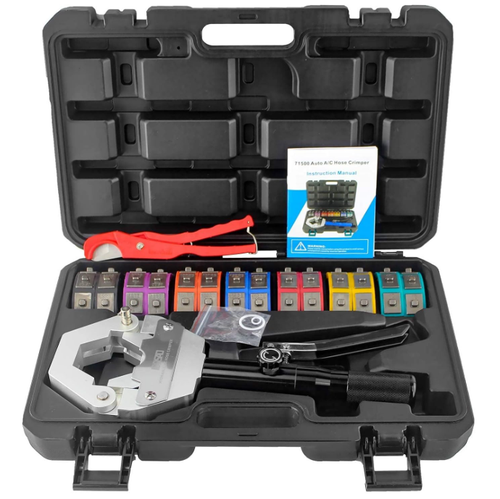 Hydraulic Hose Crimper AC Line Crimping Tool for Barbed Vintage Air ...