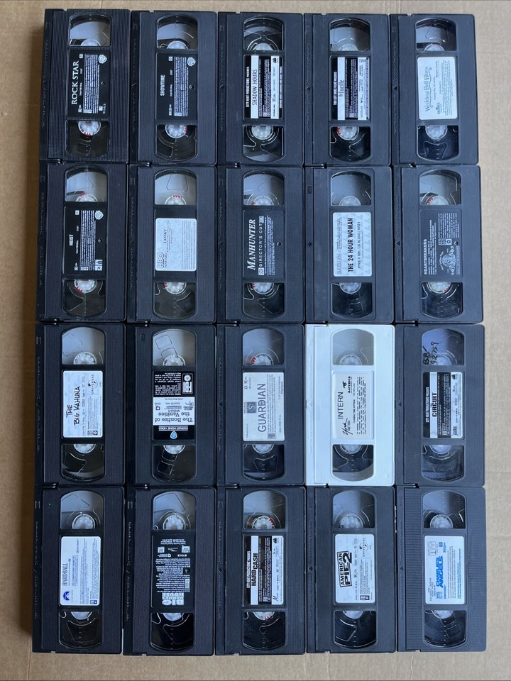 Lot Of 20 Blockbuster Video VHS Rental Tapes Vintage Collectable | eBay