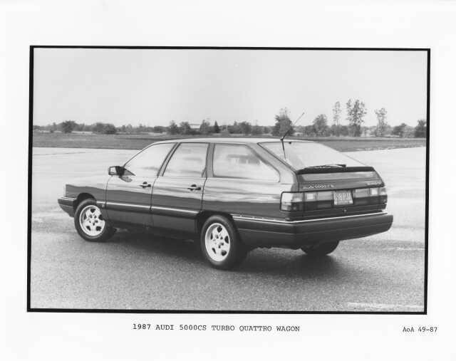 1987 Audi 5000CS Turbo Quattro Wagon Press Photo 0010 | eBay