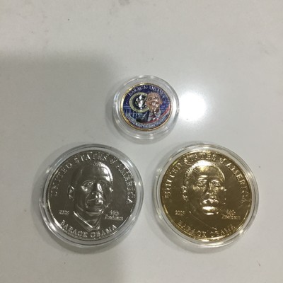 Lot of 3..2009 44th President Barack Obama Coin Inaugural Collection ...