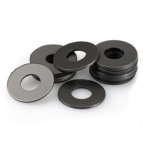 50Pcs M5.5 Graphite Nylon Washer Plastic Washer Thin Flat Gasket Pad 7. ...