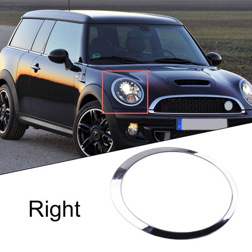 Fit For Mini Cooper 2007-2015 Chrome /Headlight Trim Ring/Right Side ...