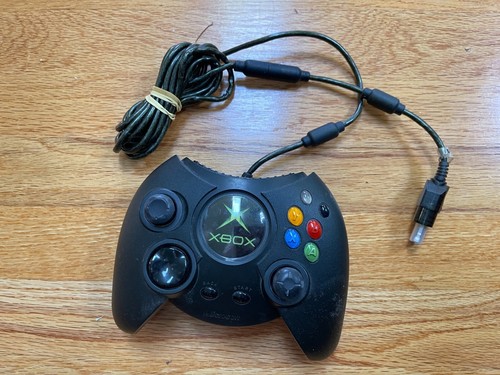 Original Microsoft Xbox OG Fat Duke Controller OEM Authentic w ...