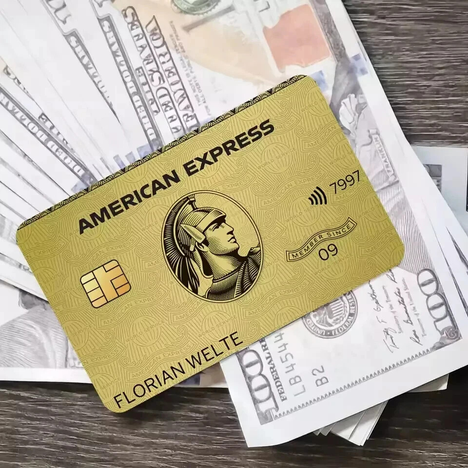 Custom AMEX Card Skin 7-Pack Personalized Name | Gold, Platinum, Black ...