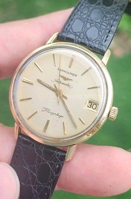1966 Vintage Longines Flagship Automatic Date Men's 35mm Watch Ref 3318 ...