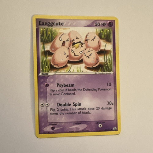 Pokemon TCG Exeggcute 57/101 Hidden Legends English Regular 50 HP 2004 ...