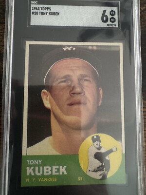 1963 TOPPS #20 TONY KUBEK YANKEES SGC 6 | eBay