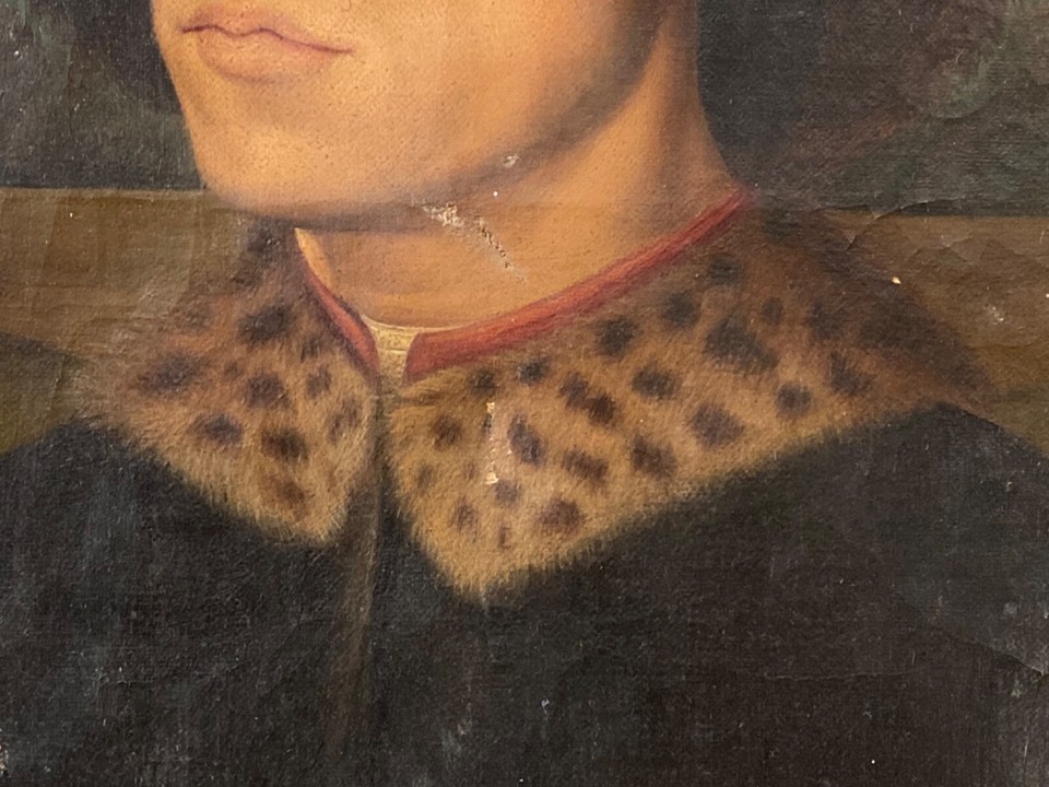 🔥 Fine Antique Flemish Old Master Portrait Oil Painting, After HANS ...