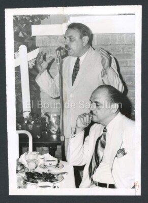 VTG PRESS PHOTO / SPEECH - LUIS MUNOZ MARIN - GOV OF PUERTO RICO 1949 ...
