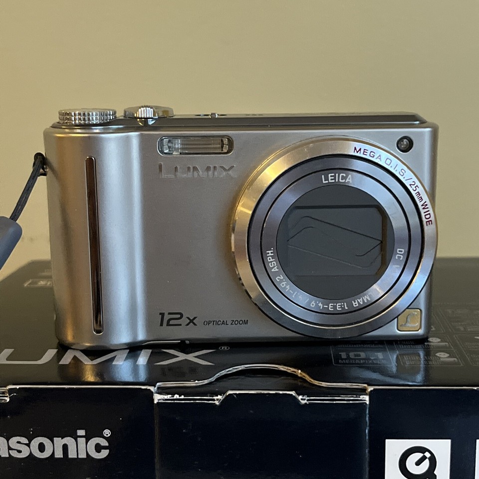 Panasonic Lumix DMC-ZS3 10MP Compact Digital Camera 12X Zoom with Box ...