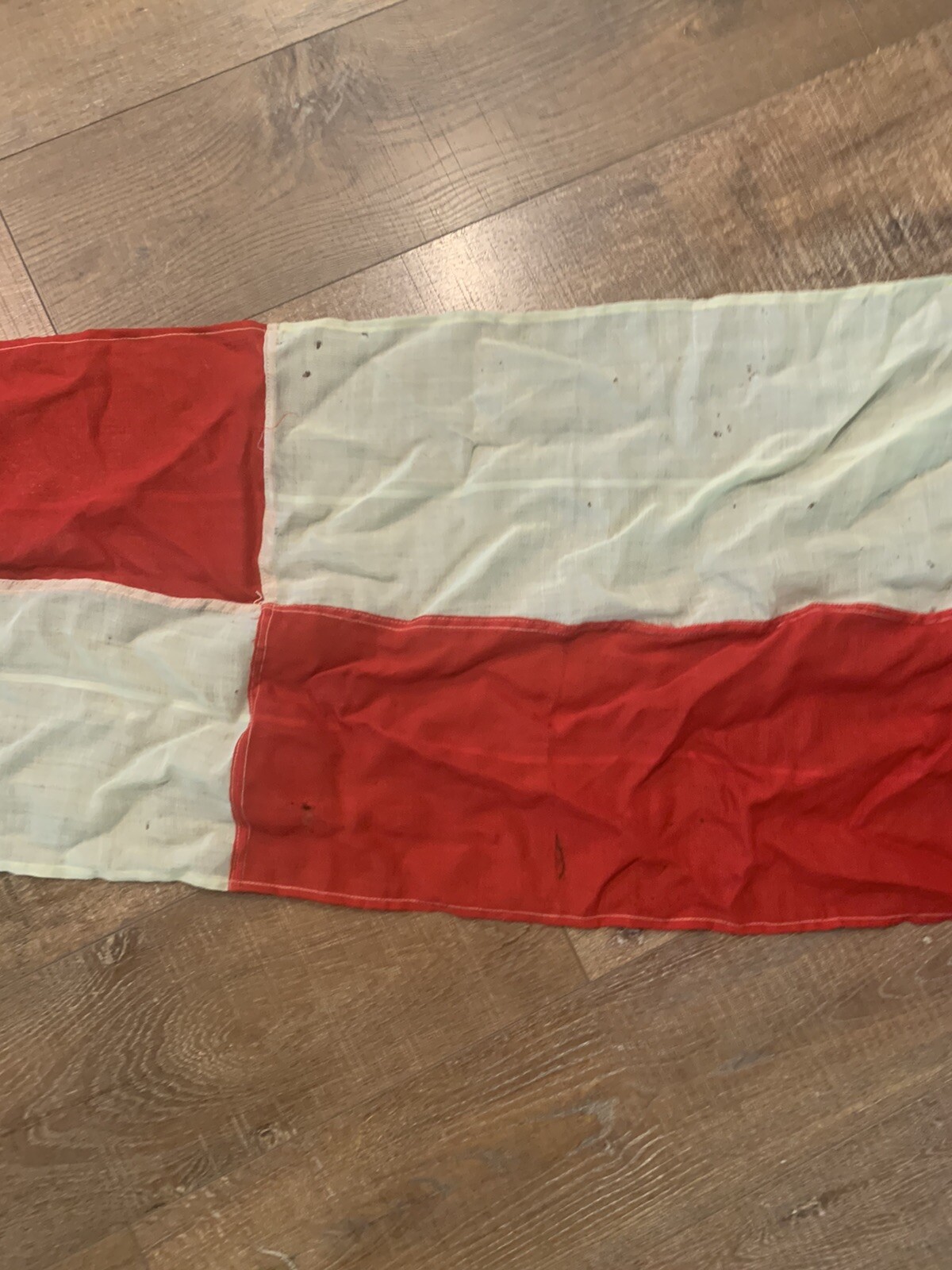 WW2 Royal Navy Ship Signal Flag 91" x 26" Porter Bros LTD Liverpool ...