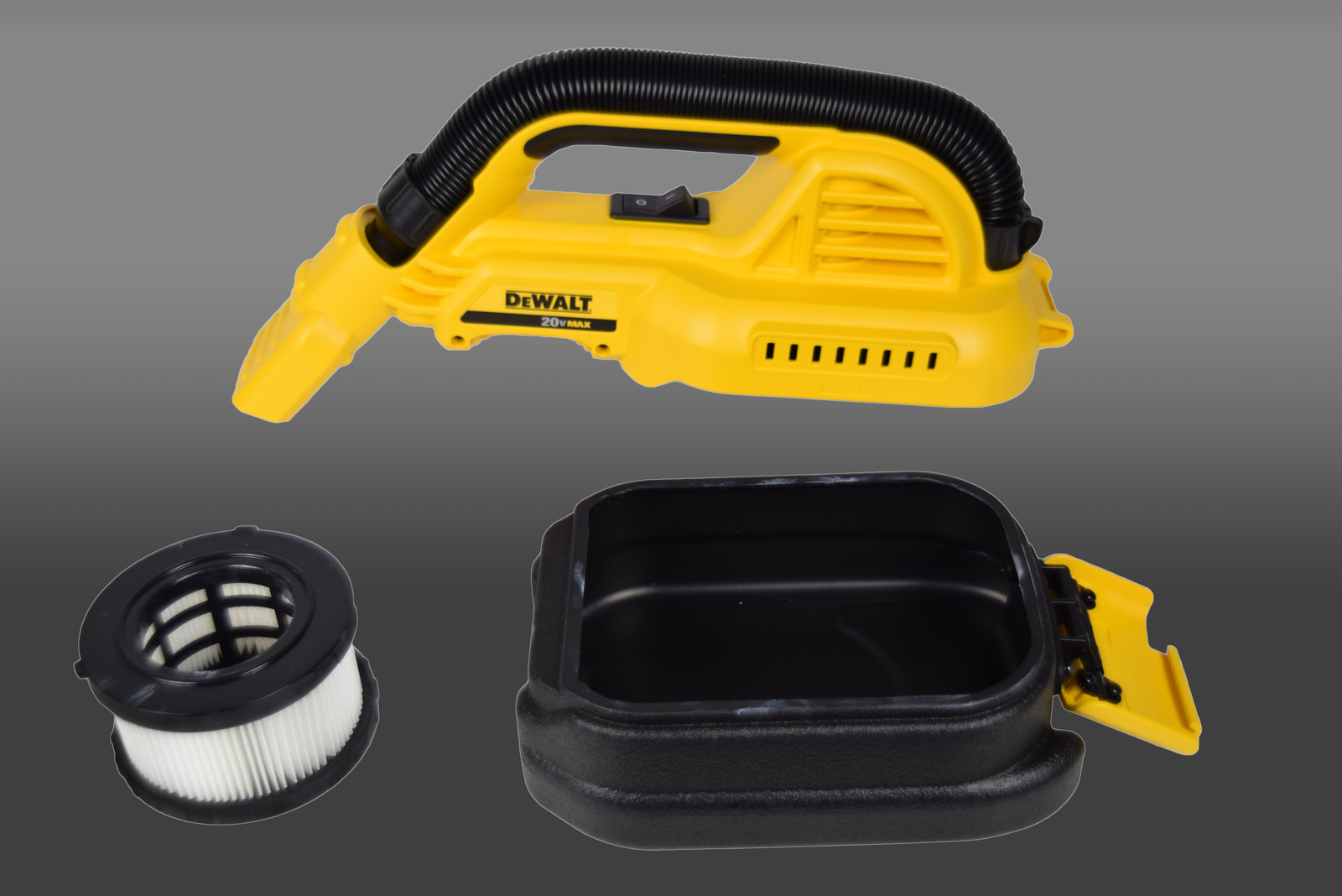 DEWALT DCV517B 20V MAX Cordless Portable Wet/Dry Vacuum Kit - Yellow ...