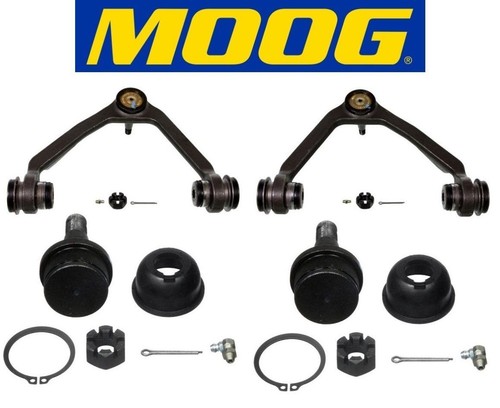 MOOG Front Upper Control Arm & Lower Ball Joints Ford F-150 Pickup 4wd ...