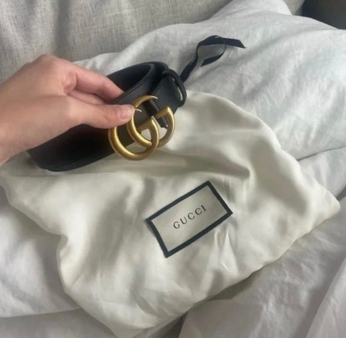 Gucci GG Belt Size40-46 Black | eBay