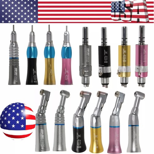 NSK Style Dental Slow Low Speed Handpiece Straight/Contra Angle/4-Hole ...