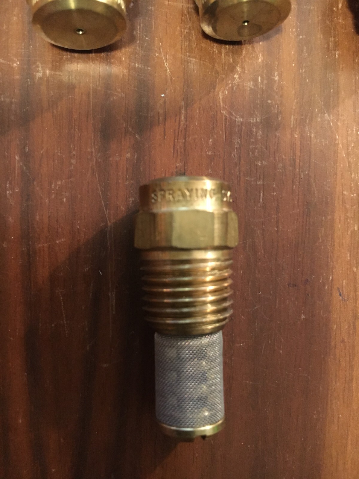 Spraying Systems Co. Brass 1/4" M 4 Spray Nozzle w/ Strainer (Lot of ...
