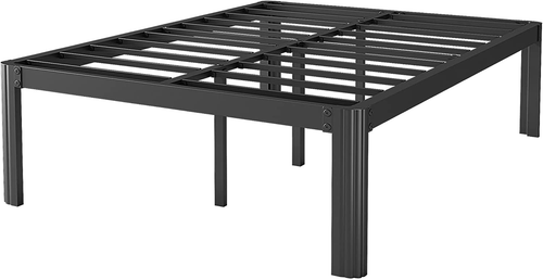 18 Inch Full Bed Frame, Tall Metal Platform Full Size Bed Frames with ...