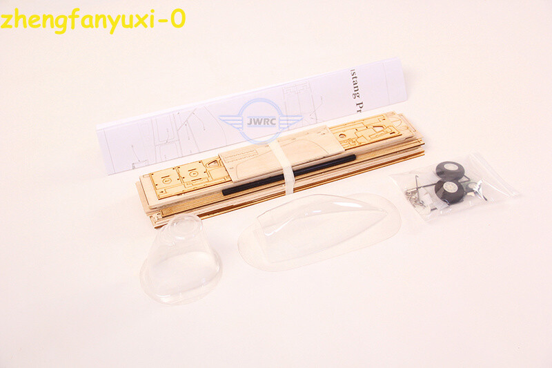 RC Model P51 Airplane Laser Cut Plane Balsa Wood Kit Skin Hardware ...