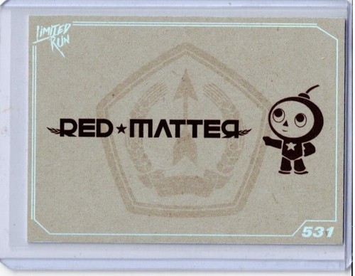 Red Matter Limited Run Games Silver Trading Card #531 New No Creases ...