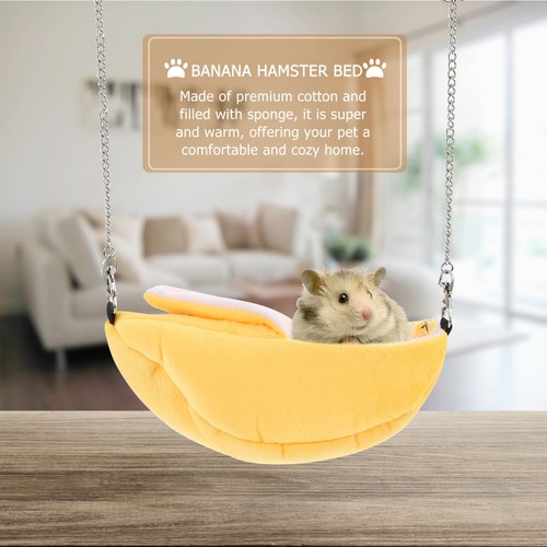 1PC Pet Bird Hamster Ferret Rat Squirrel Hammock Hanging Cage Nest Bed ...