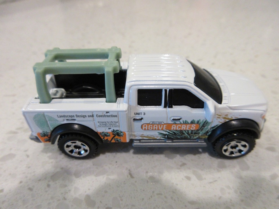 2025 Matchbox 2015 Ford F-150 Contractor Truck White Agave Acres Toy ...