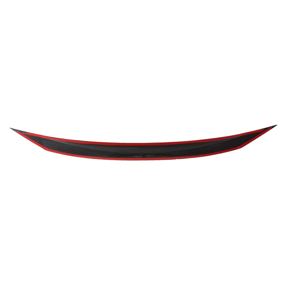 FOR 2016-2021 HONDA CIVIC FRONT HOOD BUMPER UPPER TRIM NOSE COVER GLOSS ...