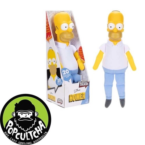 The Simpsons - Homer Simpson Shelf Talkers 12" Talking Doll "New ...