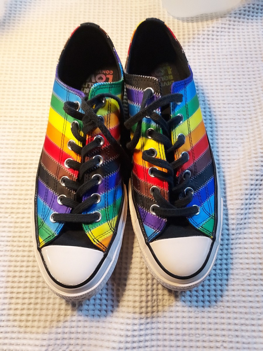 CONVERSE ALL STAR Pride Edition Rainbow Chuck Taylor Mens 10 CONVERSE ALL STAR Pride Edition Rainbow Chuck Taylor Mens 10