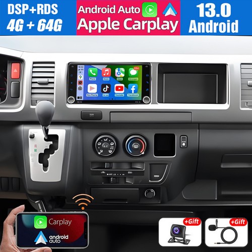 4+64GB For Toyota Hiace 2006-2019 CarPlay Android Car Stereo Radio GPS ...