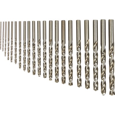 Cobalt Drill Bit Index Set Quick-Cut, 21 pc Klutch (Huot) USA Made Free ...