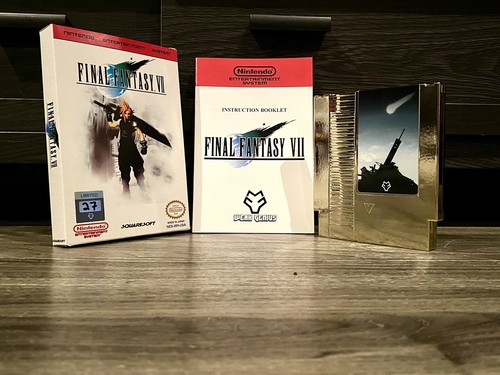 NES Nintendo Final Fantasy 7 VII CIB Last Complete Box Gold New ...