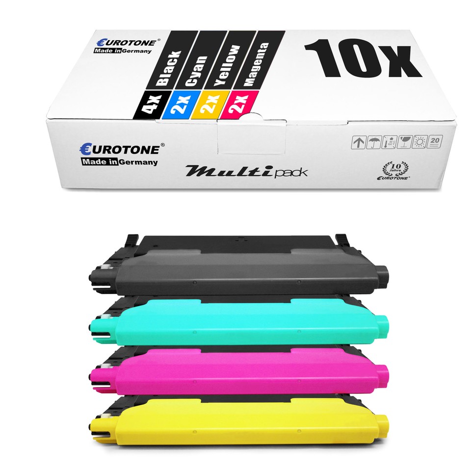 10x PRO Cartridge for Samsung Xpress SL-C-460-W C-460-FW 4059843770188 ...