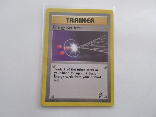 Energy Retrieval Base Set 2 Pokemon Card LP | eBay