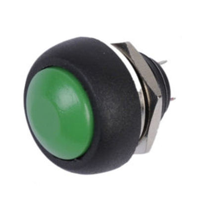 10 PCS Green 12mm Waterproof momentary Push button Switch Mini Round ...