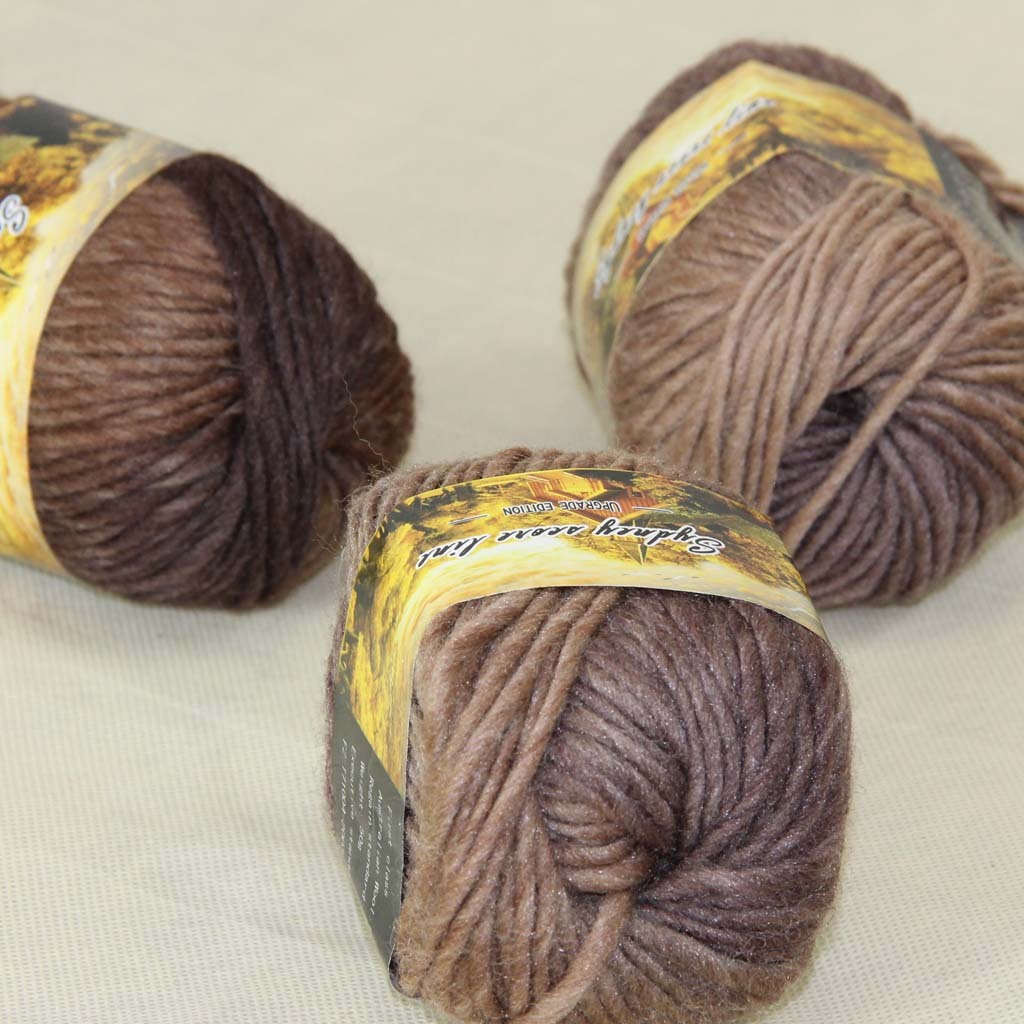 Sale 3 Skeinsx50g NEW Hand Wool Knitting Yarn Chunky Colorful Scarves ...