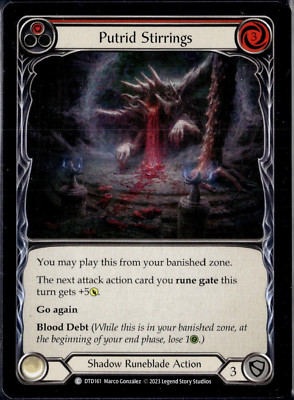 Putrid Stirrings DTD161 Red Flesh and Blood TCG FAB TCG | eBay