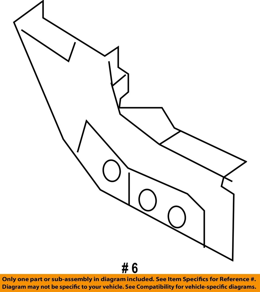 MITSUBISHI OEM 11-24 Outlander Sport Structural Components Rails-Gusset ...