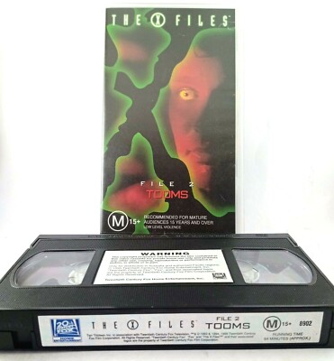 The X Files Tooms File 2 VHS Tape Rated M 15+ Approx. 84 Mins Parts ...