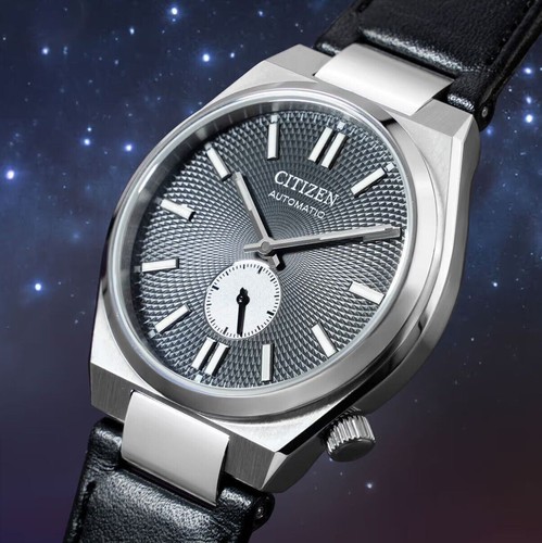 Citizen NK5010-01H Tsuyosa Small Second Hand Automatic Black Leather ...