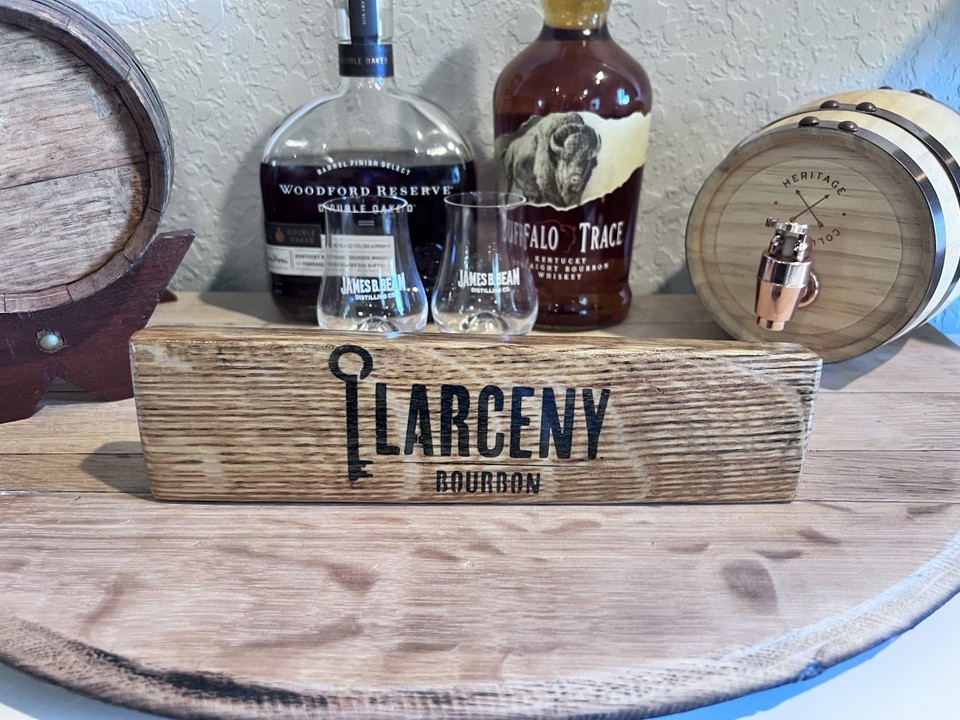 Larceny Bourbon Barrel Whiskey Stave Oak Piece Gift For Bourbon Enthusiasts | eBay