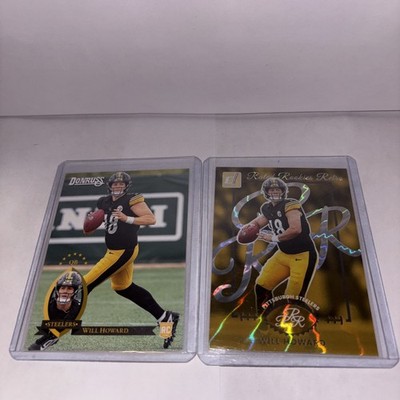 Donruss Rated Rookie Will Howard Pittsburgh Steelers Football Card Lot ...