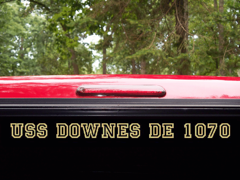 USS DOWNES FF 1070 DE 1070 Decal U S NAVY USN Military S01 | eBay