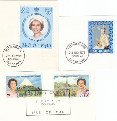 Queen Elizabeth II GB Isle of Man Used 1979 to 1981 ON PIECE | eBay UK