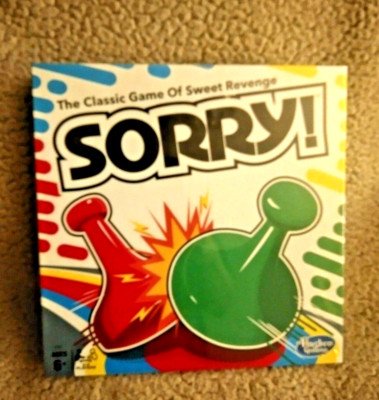 Factory Sealed 2020 Sorry Board Game By Hasbro Classic Game of Sweet ...