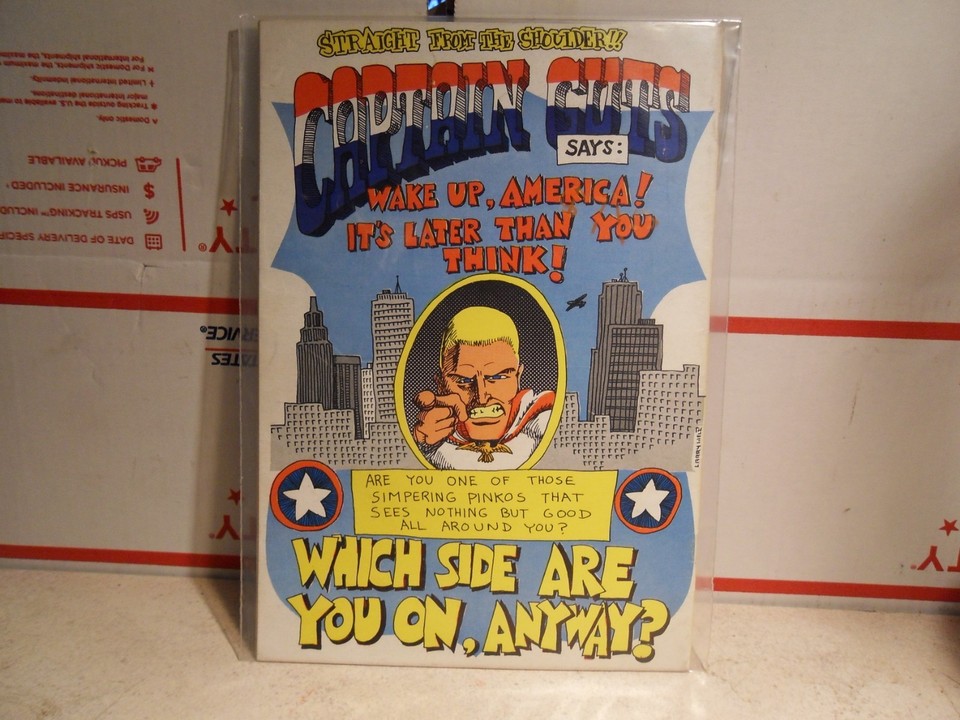 PRINT MINT CAPTAIN GUTS #1 1969 UNDERGROUND COMIX LARRY WELZ | eBay