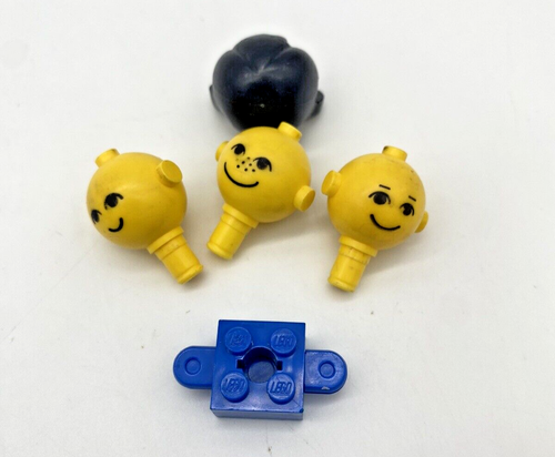 LEGO Head Homemaker Large Figures 3 - Heads 1 - Torso 1 - Hair Pieces ...