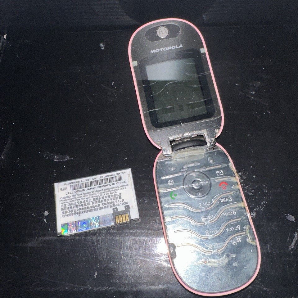 Motorola PEBL U6 Vintage Mobile Phone Pink Y2k | eBay